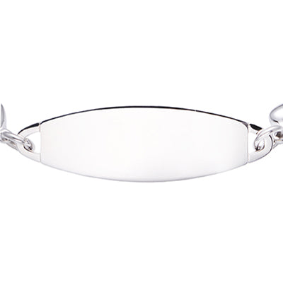 ID1374TAG-SS Silver Stainless Steel Blank Tag - Custom Engrave – Med ...