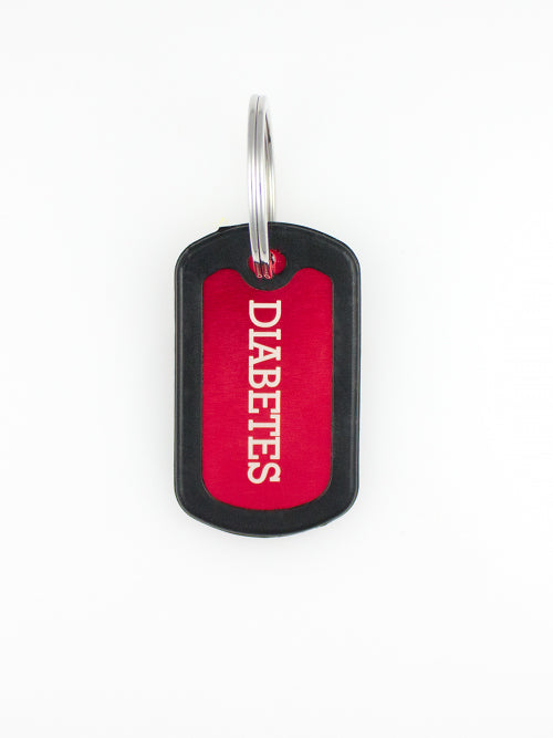 KEY-02 Diabetes Dog Tag Keychain – Med AboutYou 2